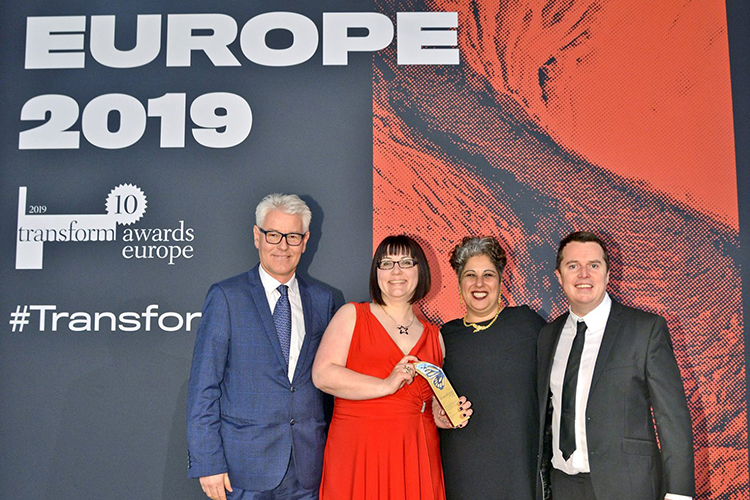 Gold and Silver for IE at Transform Awards | IE Brand